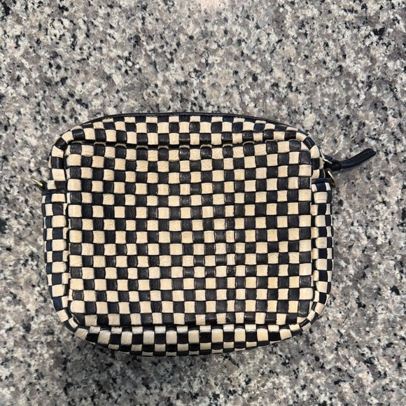 Clare V | Bags | Clare V Black And Cream Checkered Mini Sac | Poshmark